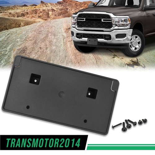 Fit For 19-22 Ram 2500 3500 Front License Plate Tag Bracket w/Screws ...