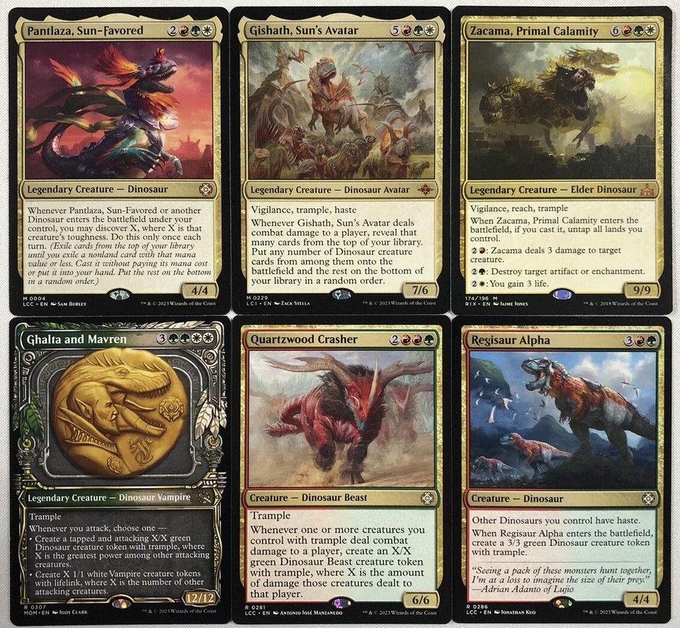 EDH Dinosaur Deck - Commander MTG Magic the Gathering | eBay