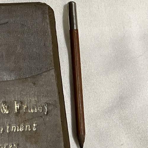 RARE Siogrist & Fraley Store Pocket Notebook Case Mirror Pencil GERMANY ...
