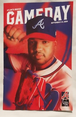 Atlanta Braves Game Day Program 2024 Sep 3-5 | eBay