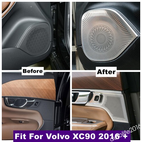 Accessories Door Handle Stereo Speaker Panel Cover Trim For Volvo XC90 ...
