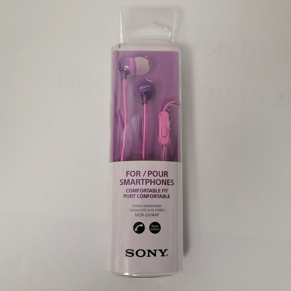 Sony MDR-EX14AP Stereo Wired Headphone - Pink | eBay
