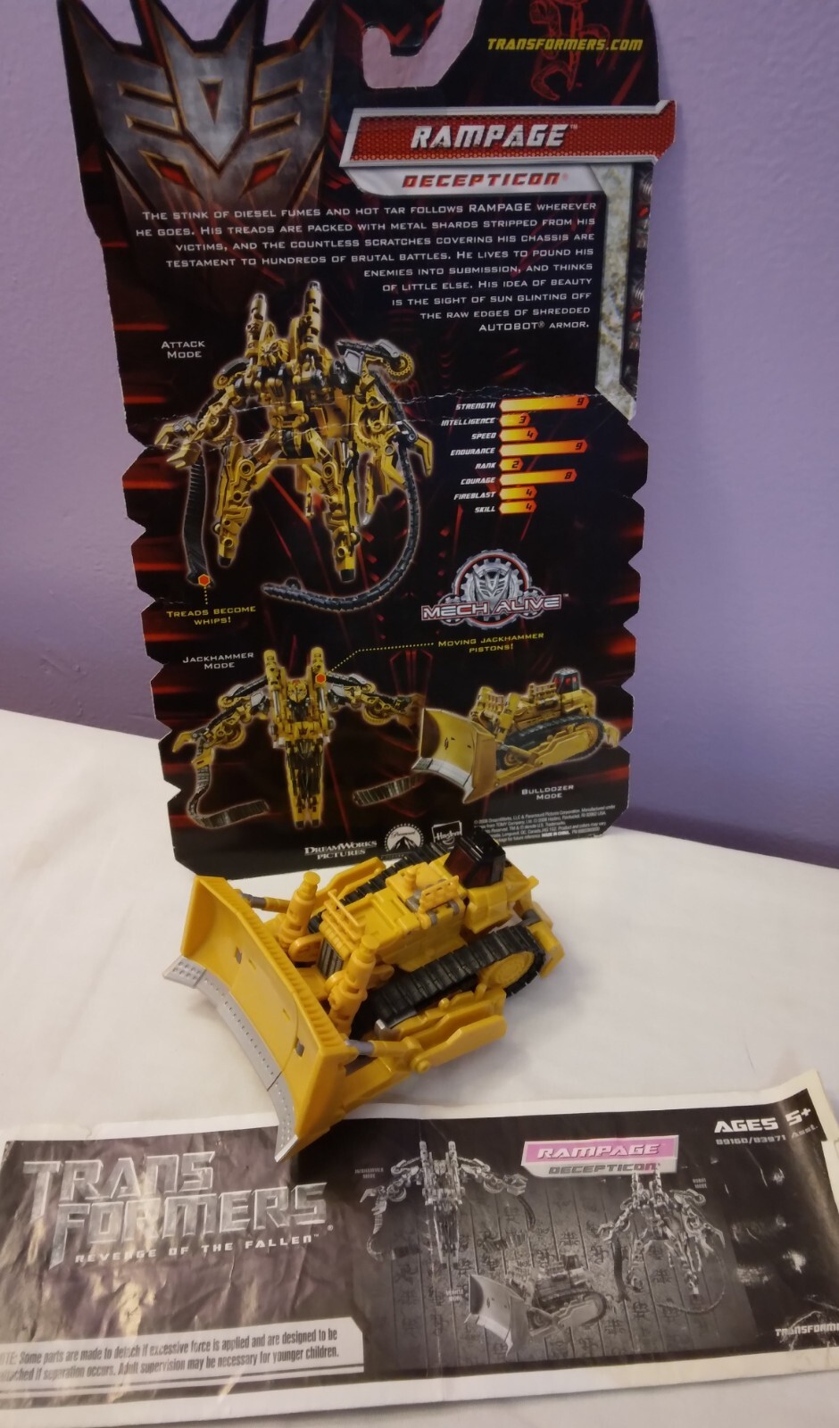 Transformers Decepticon Rampage 2008 Revenge of the Fallen, age 5+ | eBay