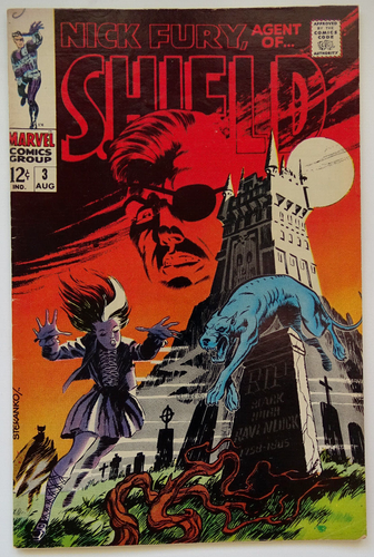 Comic Book- Nick Fury Agent Of SHIELD #3 Steranko 1968 | eBay