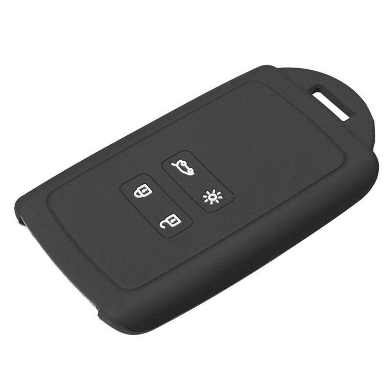 4 Button Silicone Car Key Case Holder For Renault Koleos Kadjar Megane ...