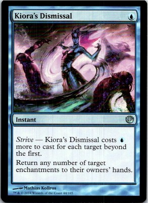 Kiora's Dismissal Magic_the_gathering Journey Into Nyx Lightly played ...