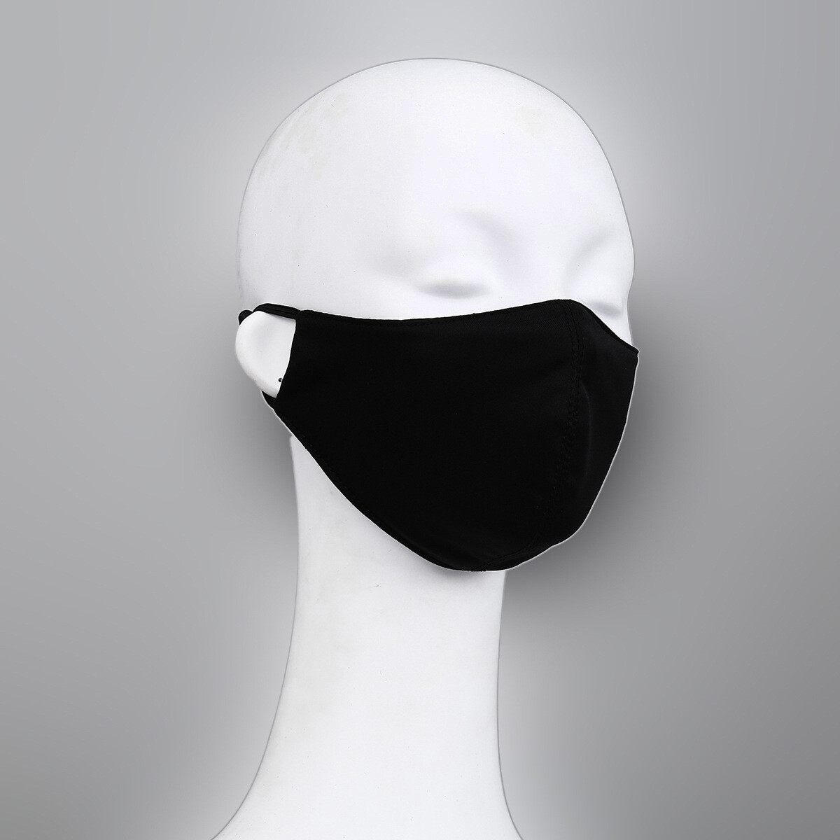 Bondage Spandex Facemask with Silicone Open Mouth Plug Gag Harness Mask ...