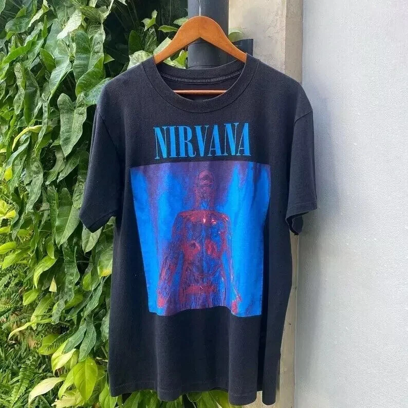 Vintage Nirvana Sliver 90s Classic Short Sleeve Unisex T Vintage Nirvana Sliver 90s Classic Short Sleeve Unisex T