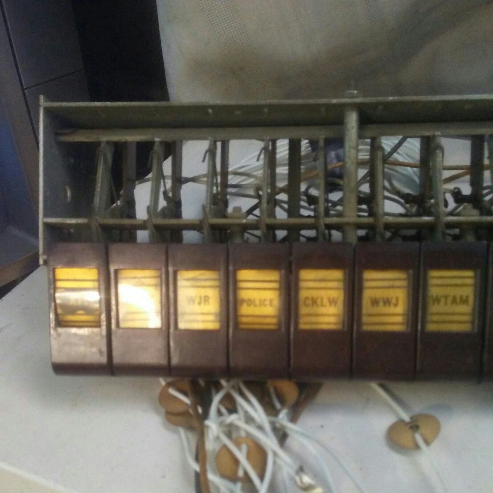 Vintage philco radio parts push button assembly | eBay