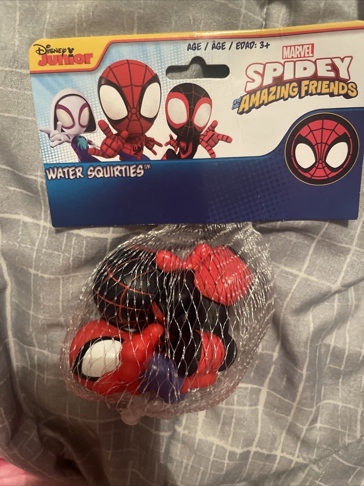 Marvel Spidey Amazing Friends Water Squirties Pool Toy Spider-Man ...