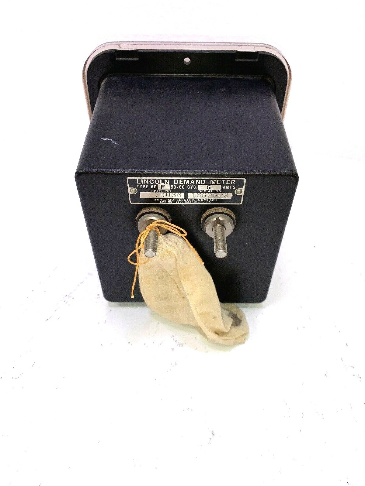 Sangamo Electric, Lincoln Demand Meter, 5 Amps, 0-2000 Amperes, 79036 ...