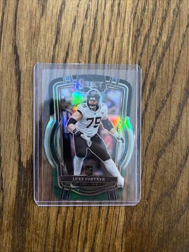 Luke Fortner #257 2022 Panini Select Club Black & Green Prizm Die-Cut ...