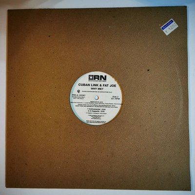 Cuban Link & Fat Joe ‎– Why Me? Vinyl, 12 ", 33 ⅓ RPM, Single, Promo ...
