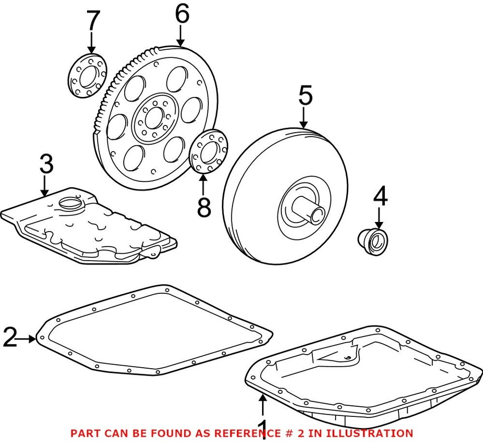 For Toyota Genuine Automatic Transmission Oil Pan Gasket 3516832010 | eBay