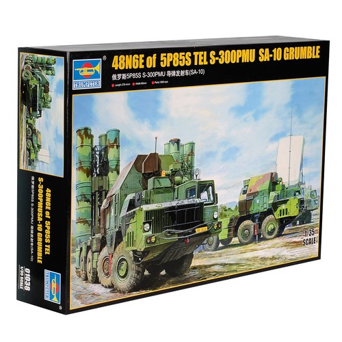 Trumpeter 01038 1/35 48n6e of 5p85s Tel s-300pmu sa-10 GRUMBLE ...