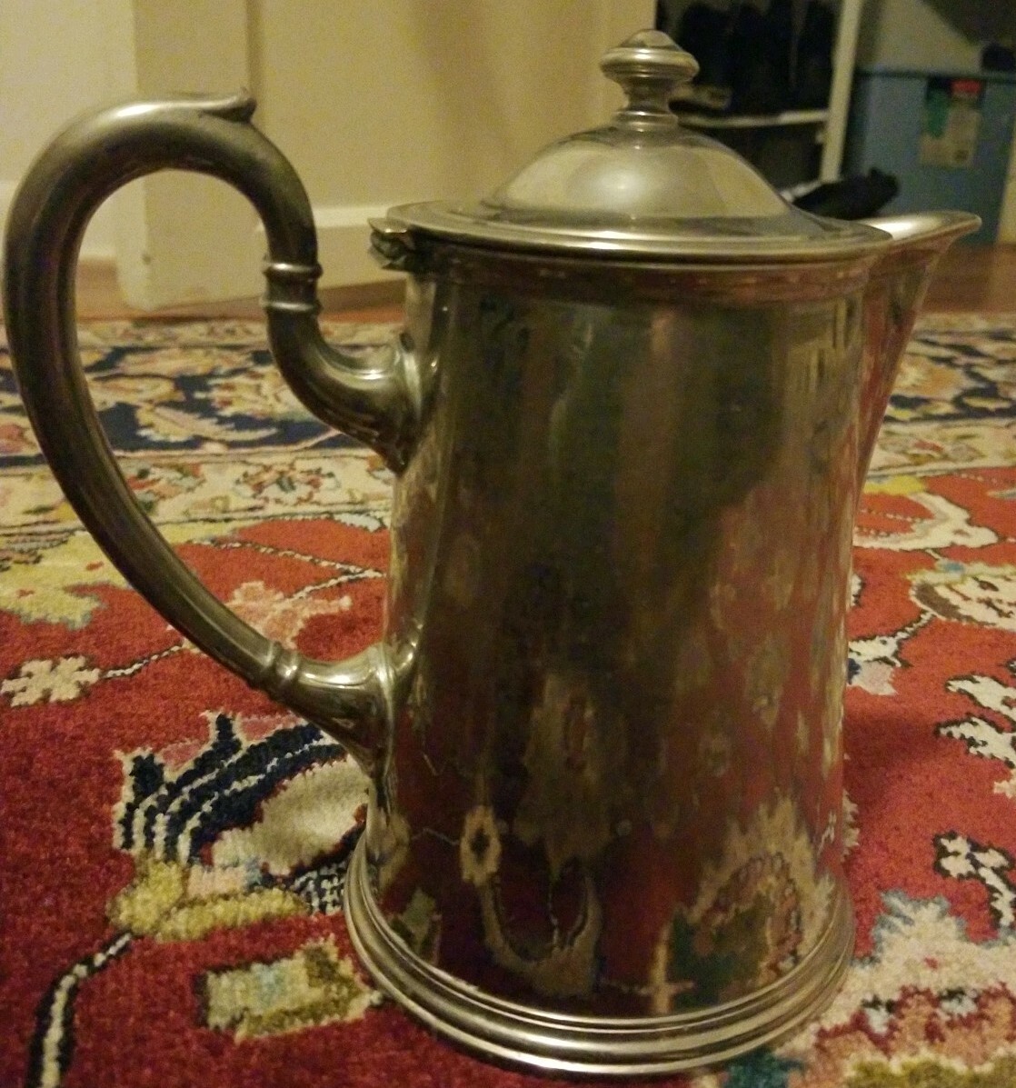 Antique Silver Plated Fraget N Plaque Pot/ Pitcher Late 19th Century ...