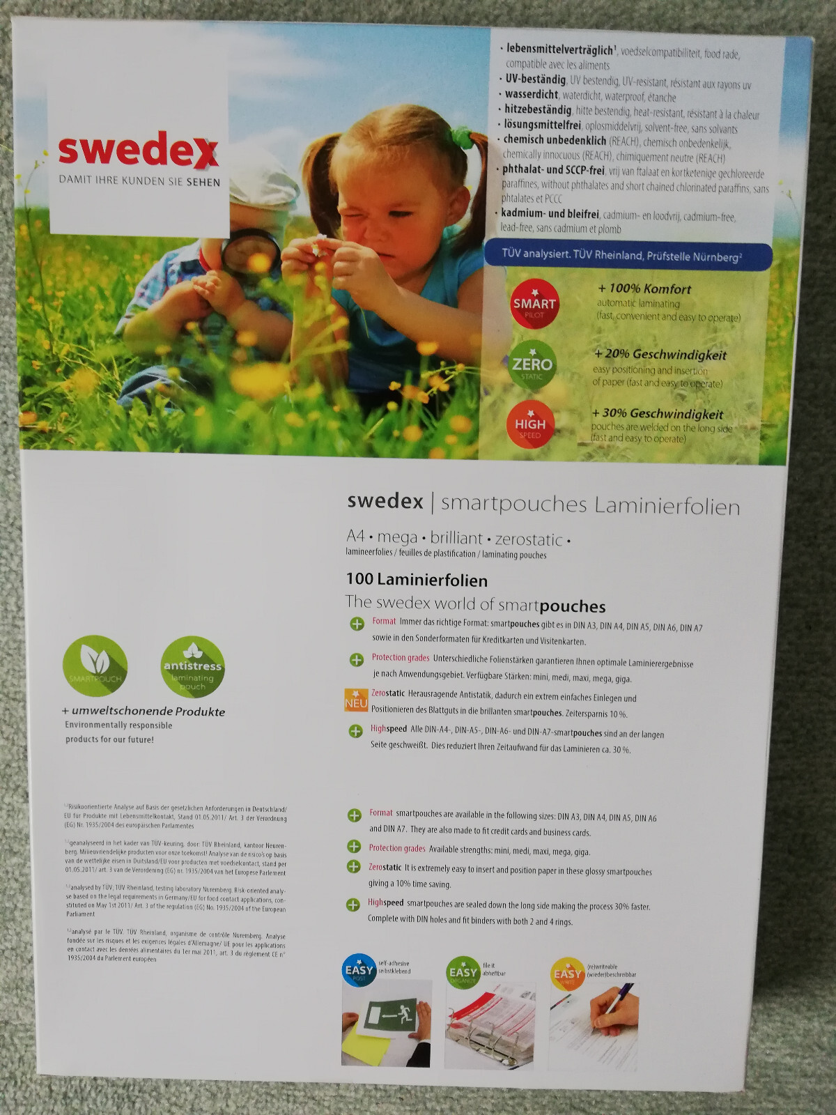 Swedex DIN A3 Laminierfolien 100-Pack (8120320000) online kaufen | eBay