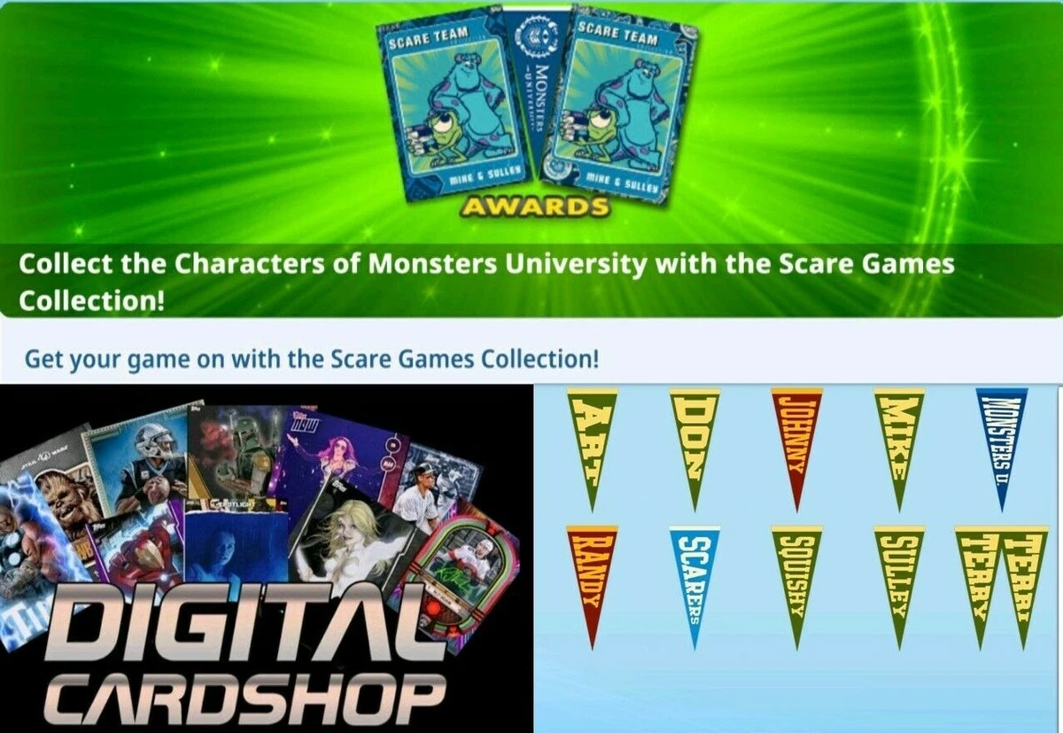 Monsters University Scare Games Teams