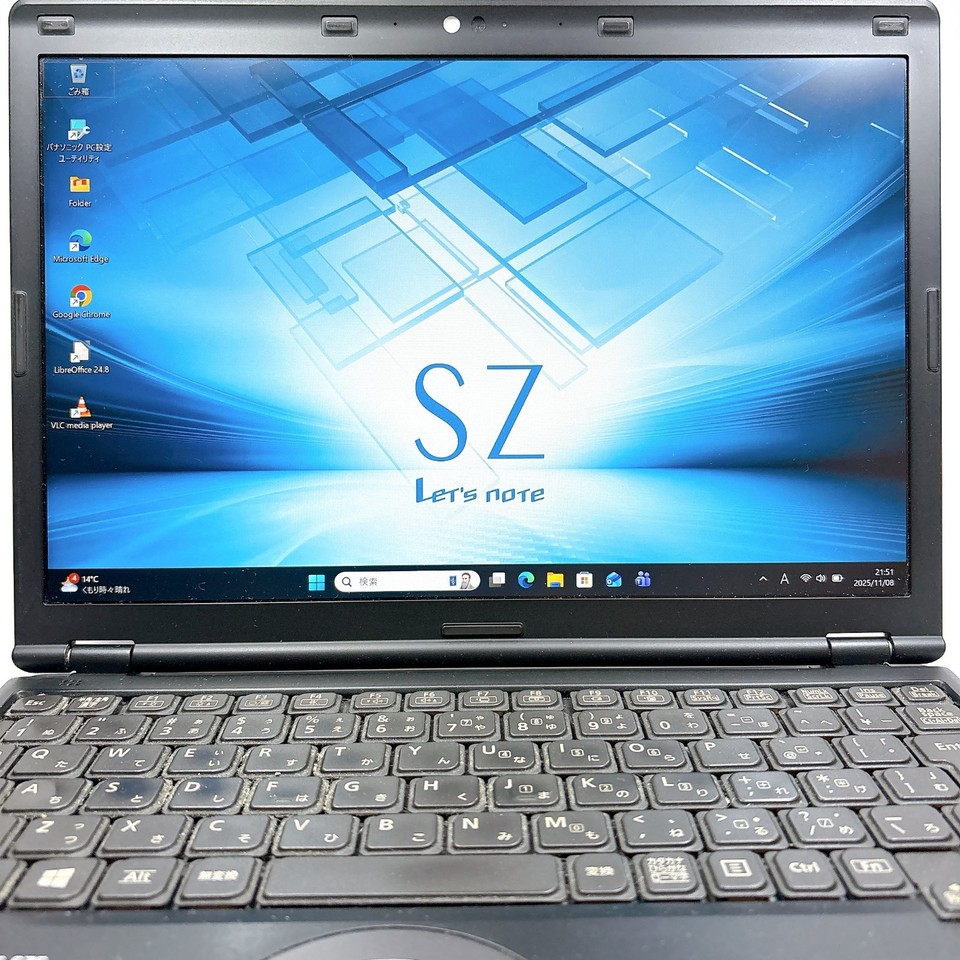 Panasonic Let's note CF-SZ5 Black Core I7 8GB RAM 256GB SSD DVD 12.1 ...