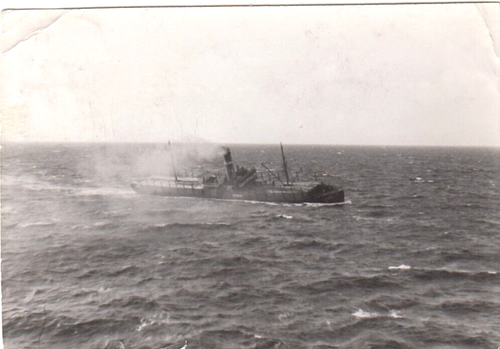 VTG WW2 Original Photo 1940 Freighter Cargo Ship Steamer Ocean Vessel ...