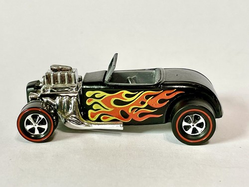 Vintage Hot Wheels 1975 Roadster Hot Rod Flames - CUSTOM - REDLINE Rat ...