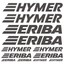 HYMER ERIBA aufkleber sticker wohnmobil camper wohnwagen caravan 12 ...