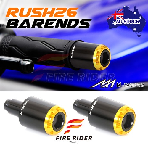 AU Gold RUSH26 CNC Bar End Plugs For Yamaha FZ1 Fazer S 1000 01-15 01 ...
