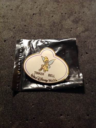2008 WDW Disney Mystery Tin Name Tag Pin Collection Tinker Bell 64978 ...