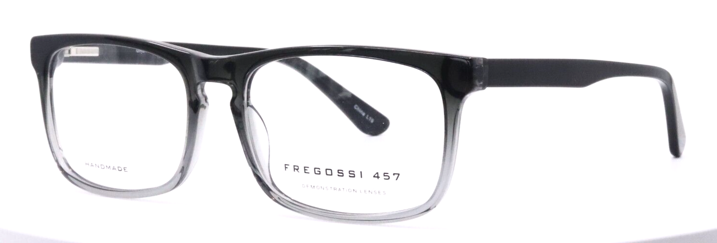 FREGOSSI 457 Grey Fade Mens Rectangle Full Rim Eyeglasses 57-19-150 B ...