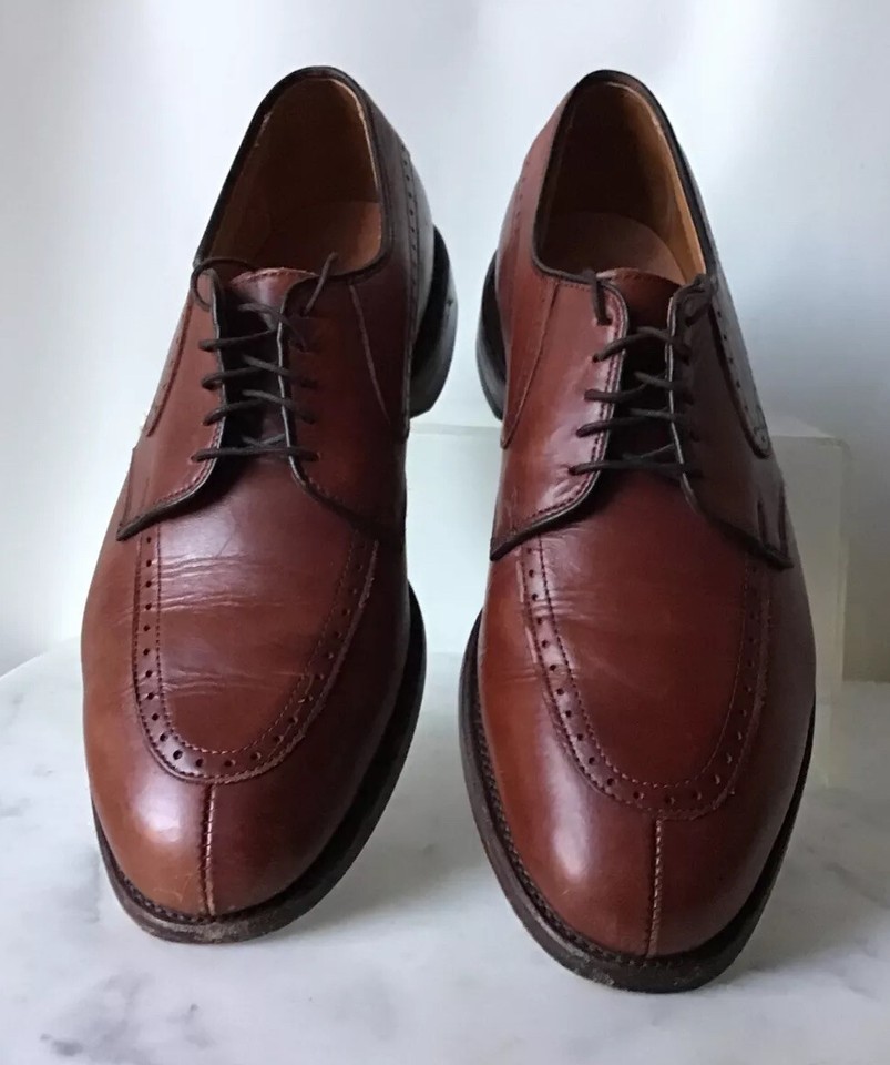 Allen Edmonds Kingsley Saddle Balmoral Derby Oxfords Shoes Sz 9.5 D ...