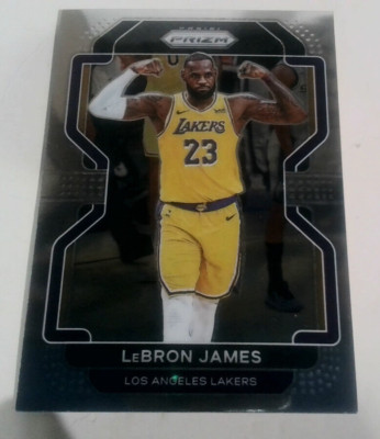 PANINI PRIZM LeBron James Los Angeles Lakers Basketball Card No. 91 ...