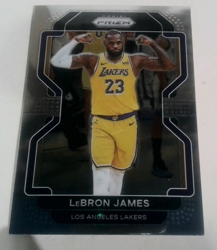 PANINI PRIZM LeBron James Los Angeles Lakers Basketball Card No. 91 ...