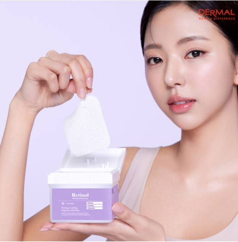 DERMAL Retinol Peptide Lifting Pad for Anti-Aging & Wrinkles High ...