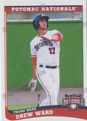 2016 Potomac Nationals Drew Ward RC Rookie Washington | eBay