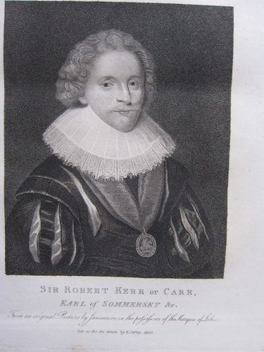 1806 DATED ANTIQUE PRINT ~ SIR ROBERT KERR CARR ~ EARL OF SOMERSET ...