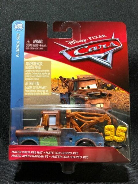 2019 Disney Pixar Cars 3 Florida 500 Mater With #95 Hat Mattel #56143 ...
