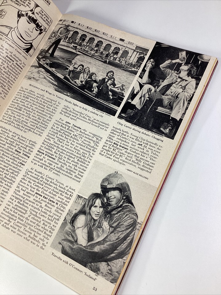 Newsweek Magazine 1976 Rare Ads Barbara Walters TV News AMC RCA Ali MG ...