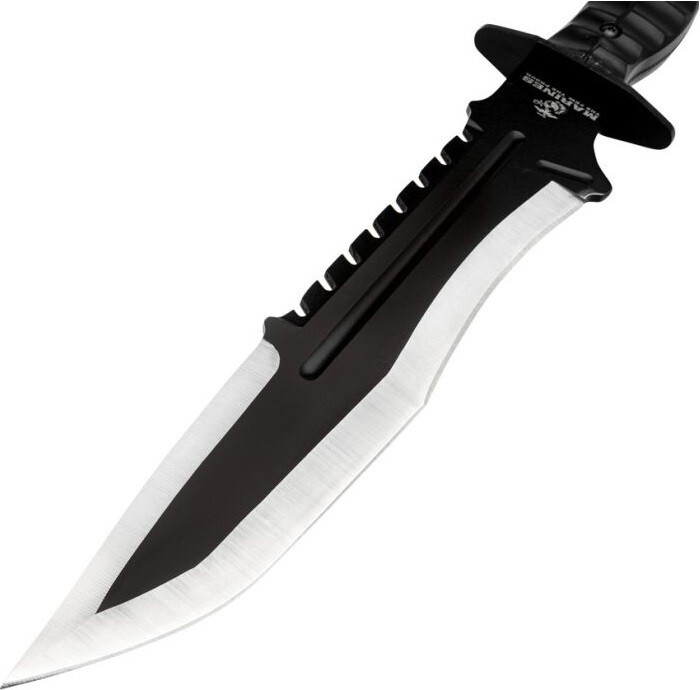 United Cutlery USMC Fixed Knife 10.5" 3Cr13 Steel Blade Polypropylene ...