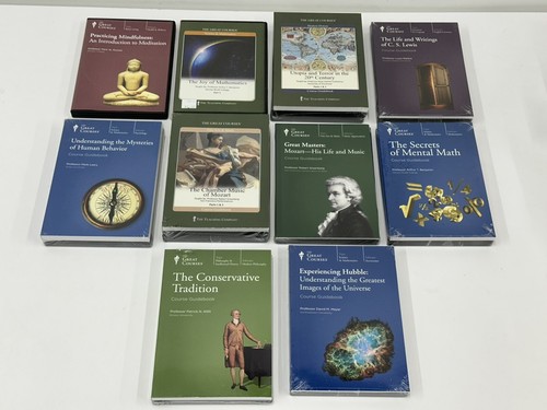 The Great Courses DVD Lot Of 10 - 8 New Sealed, 2 Used | eBay