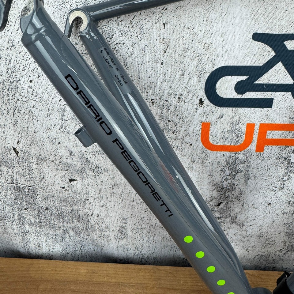 New! 2020 Pegoretti Round 53cm Rim Brake Steel Frameset 700c Falz Texas ...