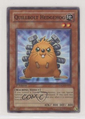 Quillbolt Hedgehog 1st Ed. YuGiOh The Duelist Genesis #TDGS-EN003 2008 ...