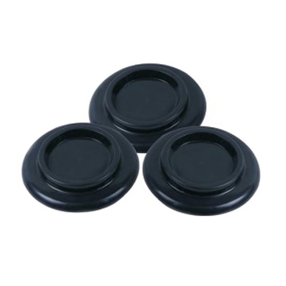 3pcs Caster Cups Pad Caster Furniture Round Wheel Cups Gripper Set Load ...