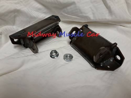 solid engine motor mounts (pr) 1964-72 Pontiac GTO Lemans Tempest 428 ...