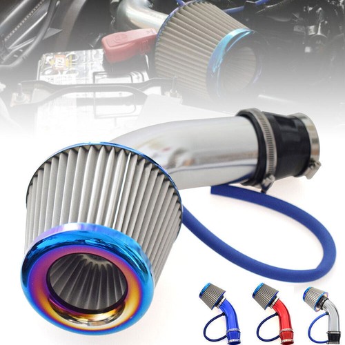 1PC ALUMINUM ALLOY CAR PIPE TURBO INDUCTION PIPE COLD AIR INTAKE FILTER ...