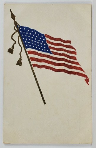 United States Patriotic Embossed American Flag c1900s Postcard R12 | eBay