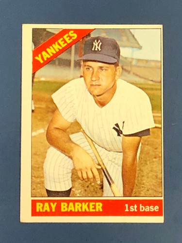 1966 Topps Ray Barker #323 EX-NM New York Yankees | eBay