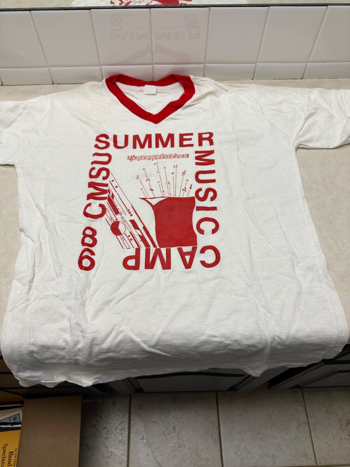 1986 CMSU Summer Music Camp T-Shirt - Missouri - Gem