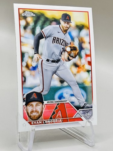 2023 Topps Chrome #166 Evan Longoria Arizona Diamondbacks | eBay