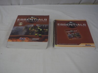 Essentials of Fire Fighting and Fire by IFSTA w/Handbook and Workbook ...