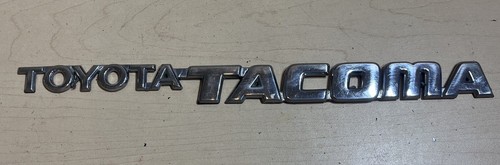 Toyota Tacoma Front Door Emblem Chrome OEM Genuine 1995-2004 Fits Left ...